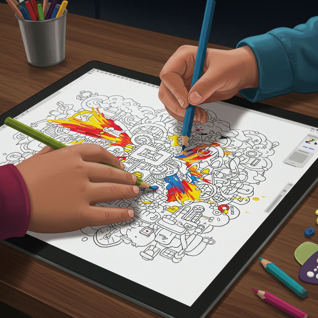 Create Fun with AI Coloring Book Generators - Graphic Eagle