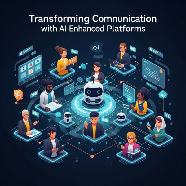 Transforming Communication with AI-Enhanced Platforms - Graphic Eagle