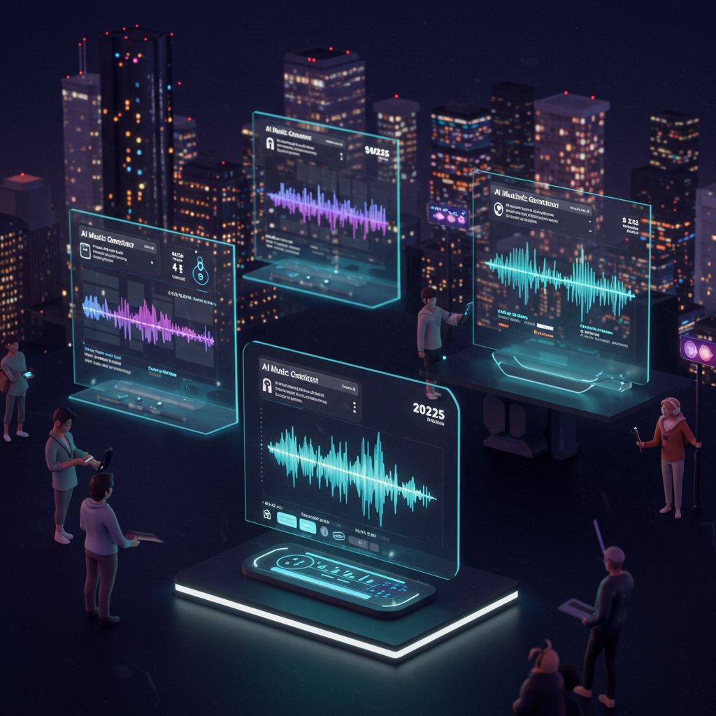 Top AI Music Track Generators for Creators in 2025 - Graphic Eagle