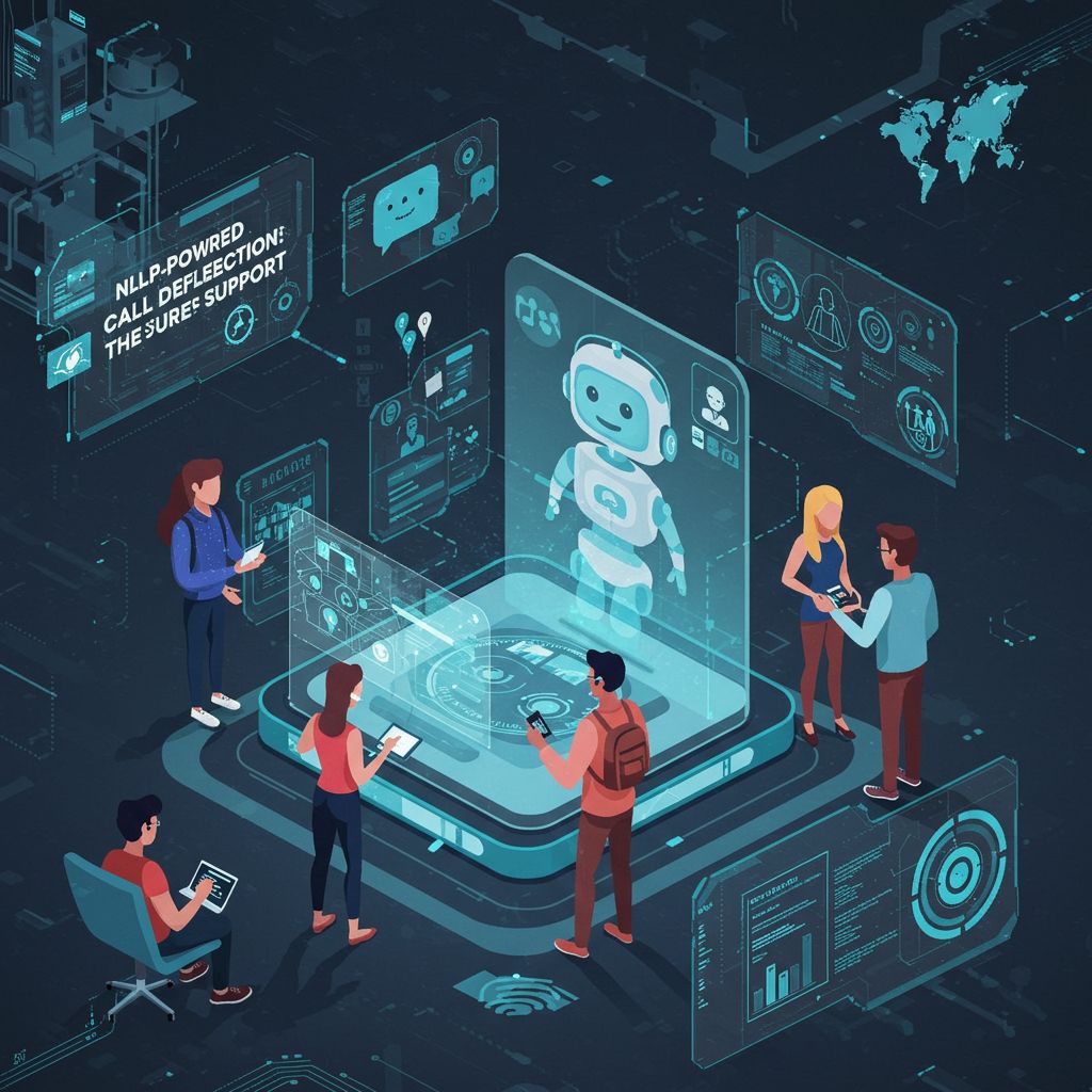 Nlp Powered Call Deflection Transforming Support Services Graphic Eagle