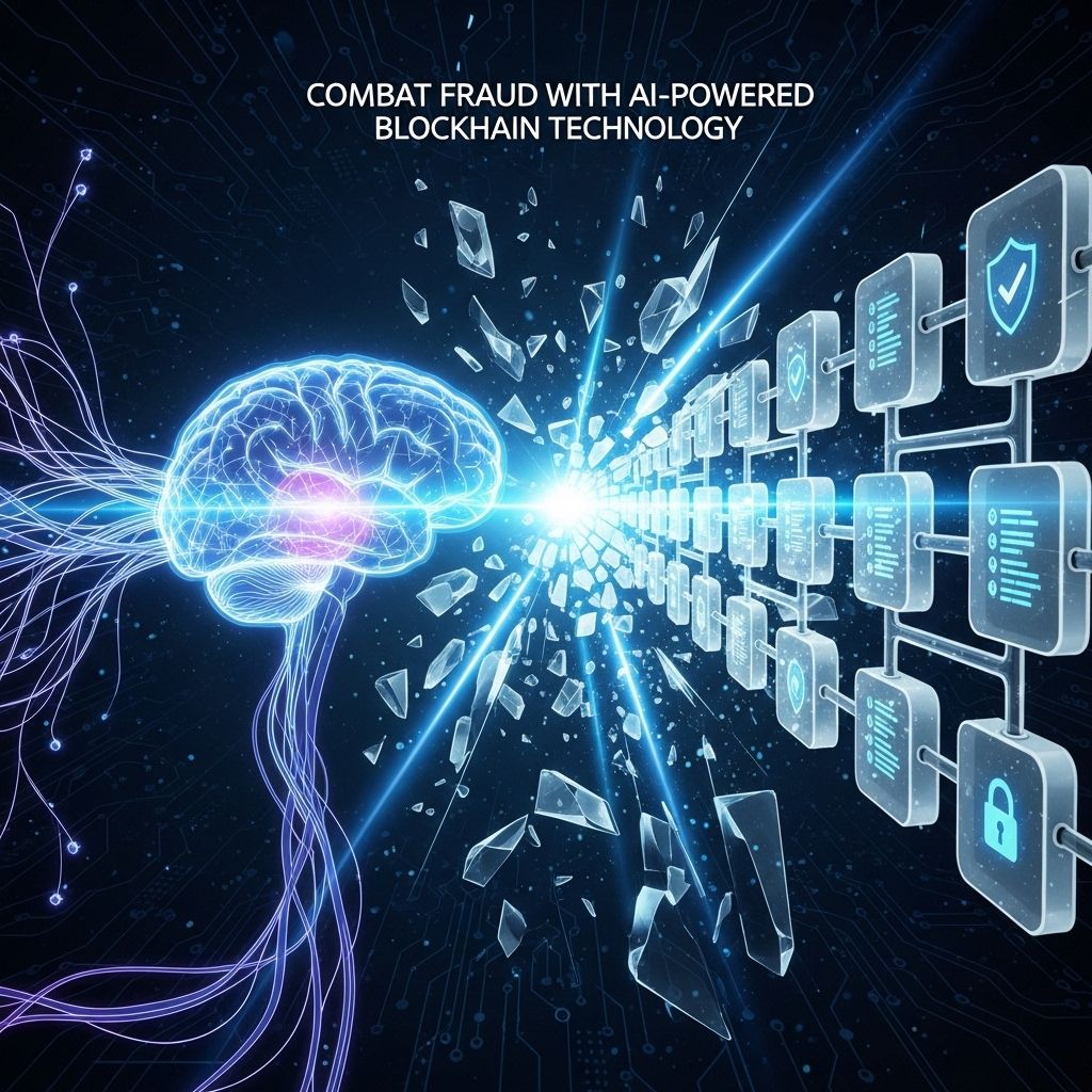 Combat Fraud with AI-Powered Blockchain Technology - Graphic Eagle