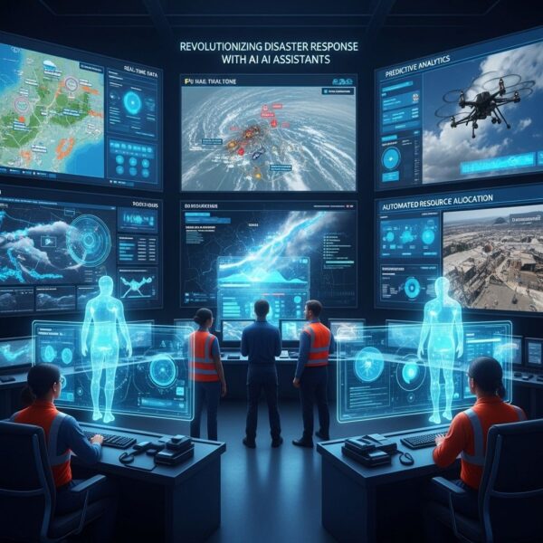 Revolutionizing Disaster Response with AI Assistants - Graphic Eagle