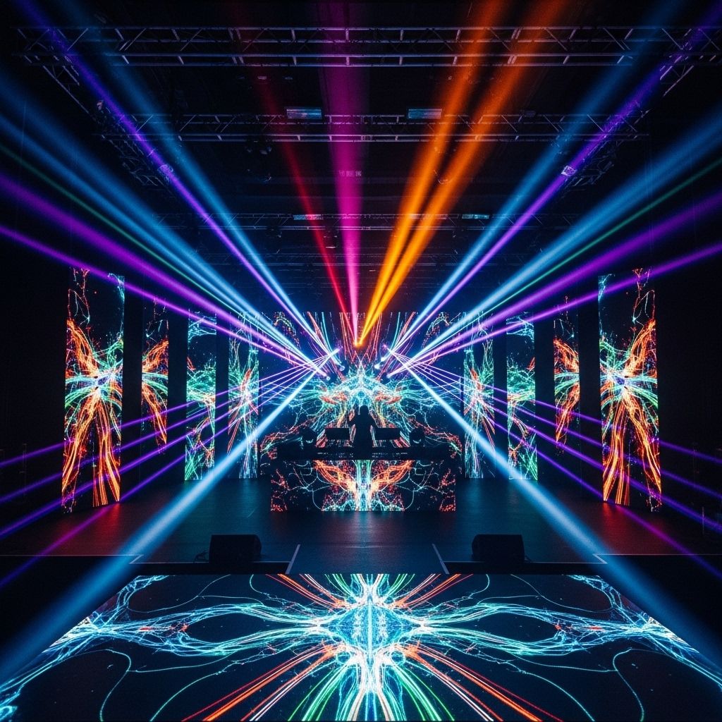 Revolutionizing Stage Design with AI Lighting - Graphic Eagle