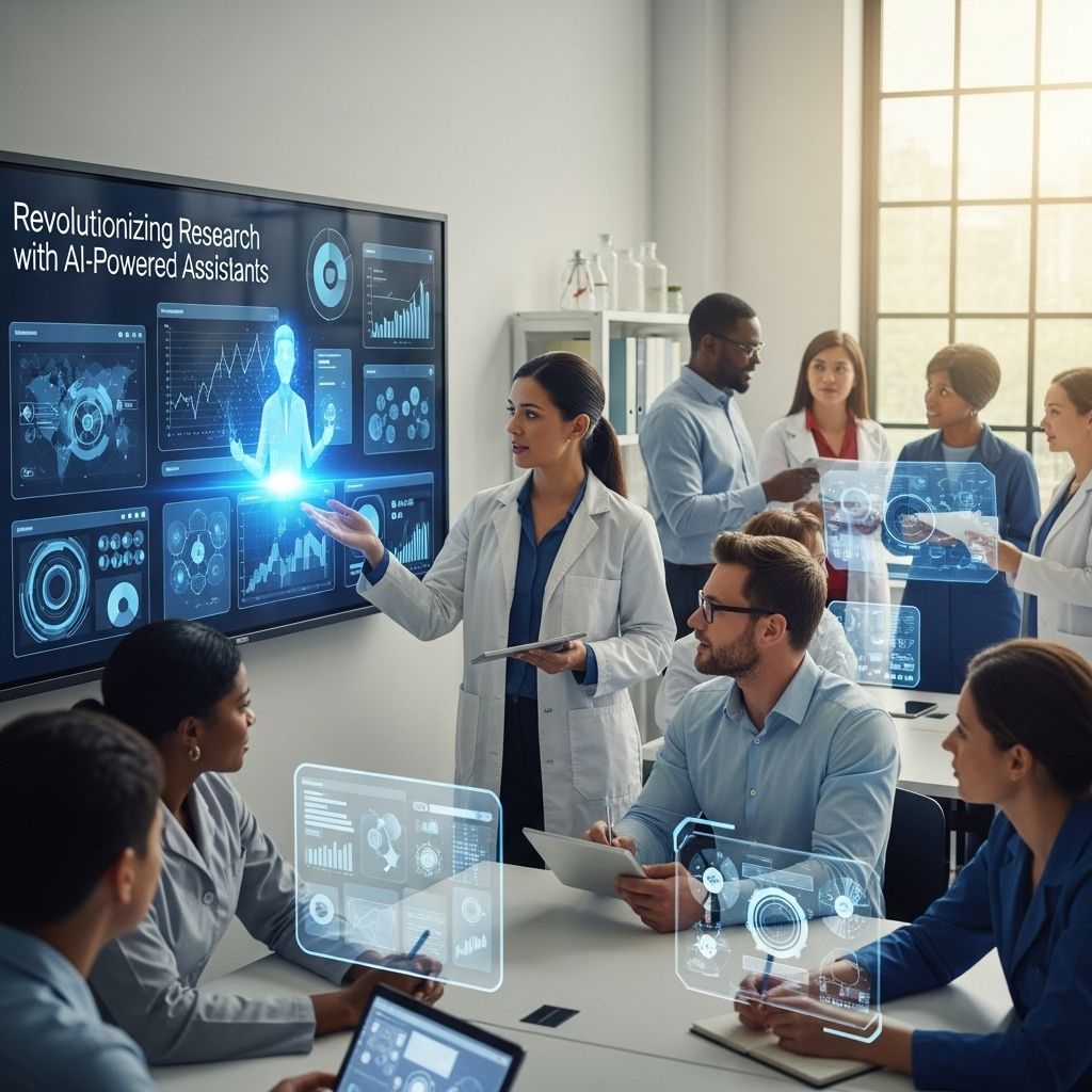 Revolutionizing Research with AI-Powered Assistants - Graphic Eagle