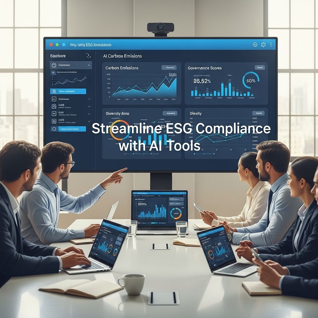 Streamline ESG Compliance Using AI Tools for Efficiency - Graphic Eagle