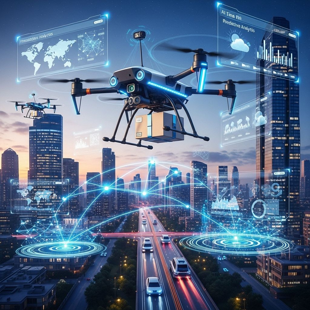 Revolutionizing Delivery with AI-Powered Drones - Graphic Eagle