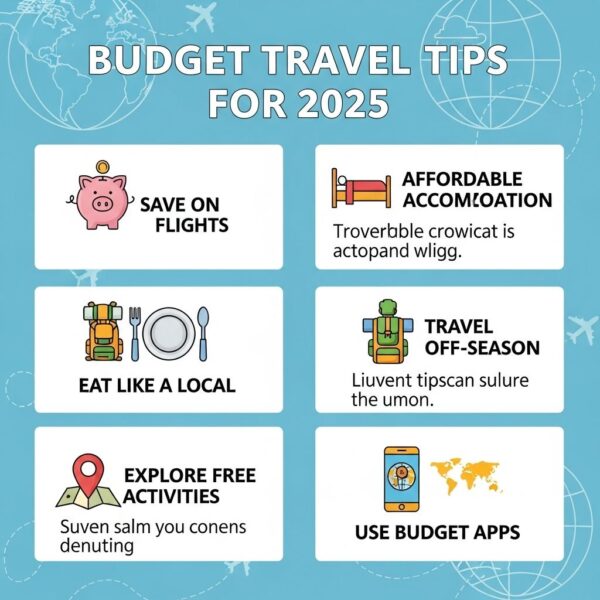 Top Budget Travel Tips for 2025: Save Big on Your Adventures - Graphic ...