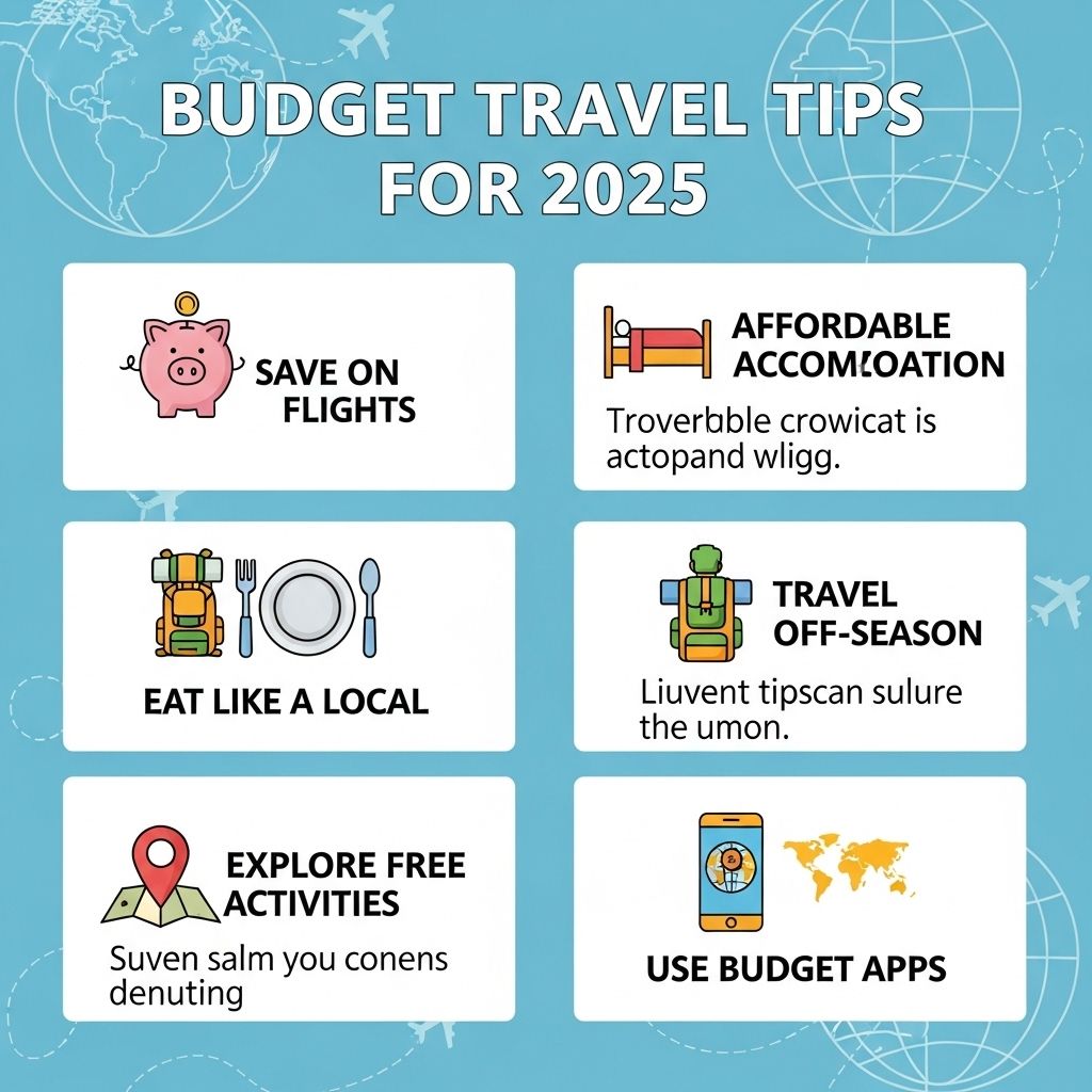 Top Budget Travel Tips for 2025: Save Big on Your Adventures - Graphic ...