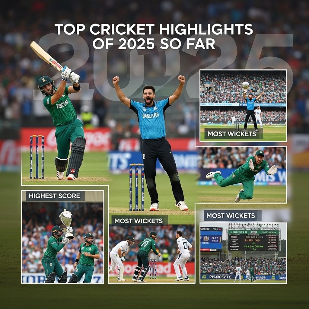 Exciting Cricket Highlights from 2025 - Graphic Eagle