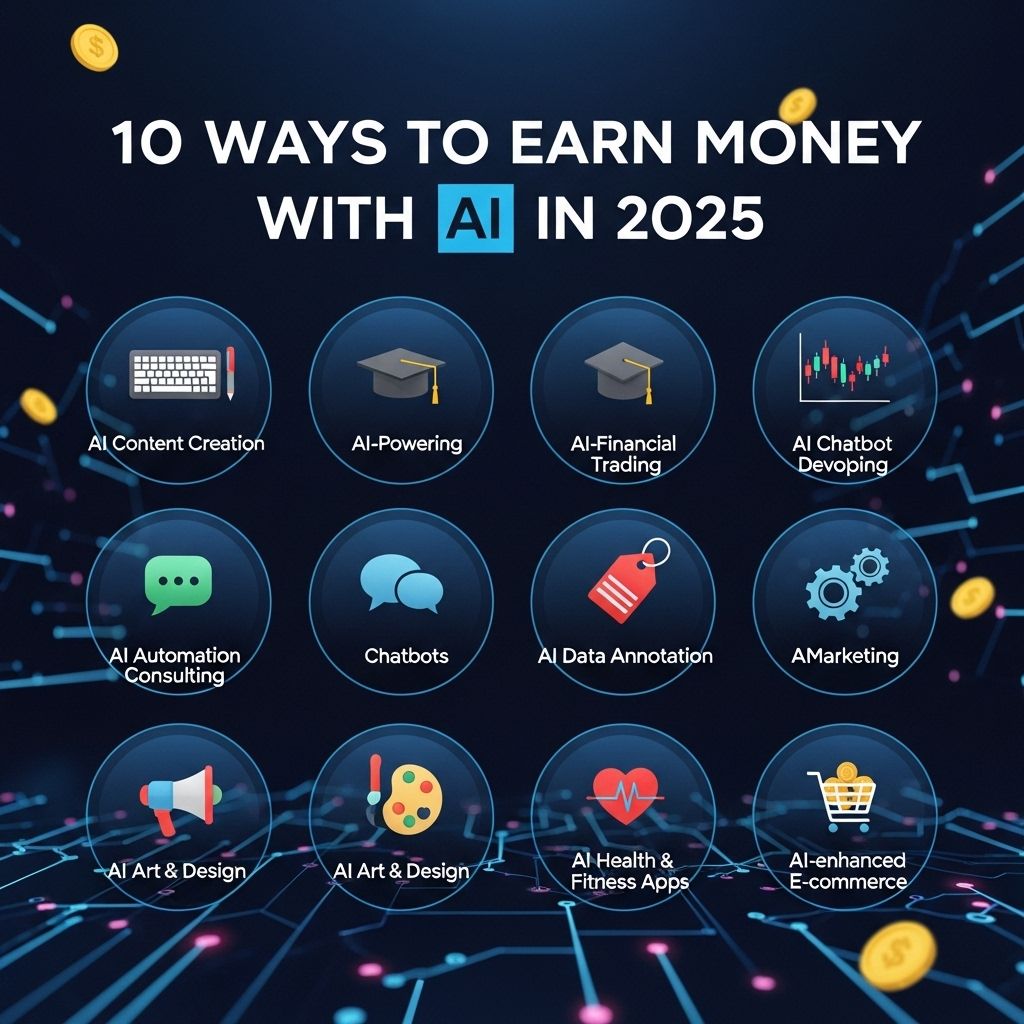 10 Innovative Ways to Earn Money with AI in 2025 - Graphic Eagle