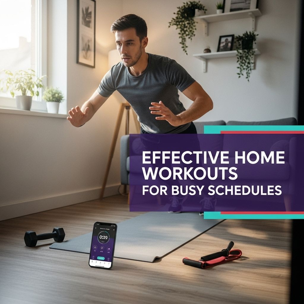 Get Fit Fast: Effective Home Workouts for Busy Schedules - Graphic Eagle