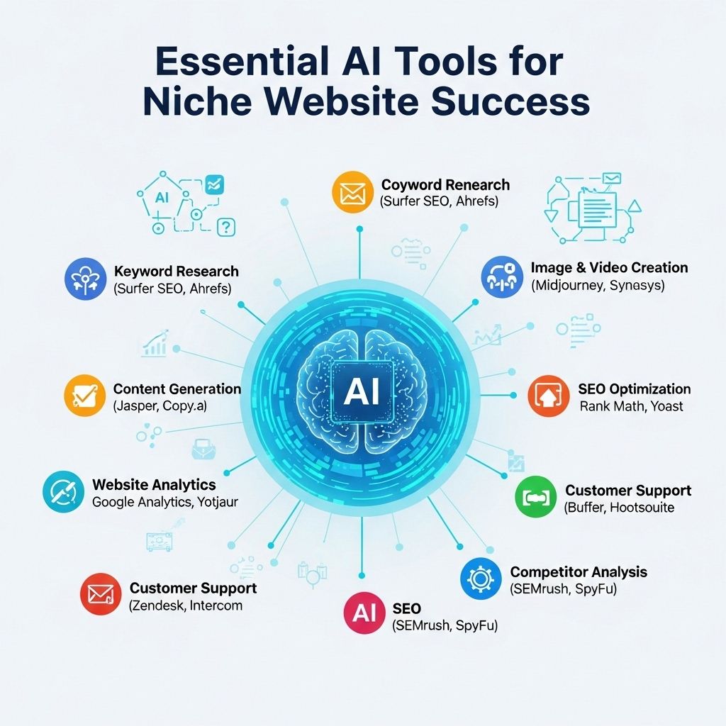 Unlocking Success: Essential AI Tools for Niche Websites - Graphic Eagle
