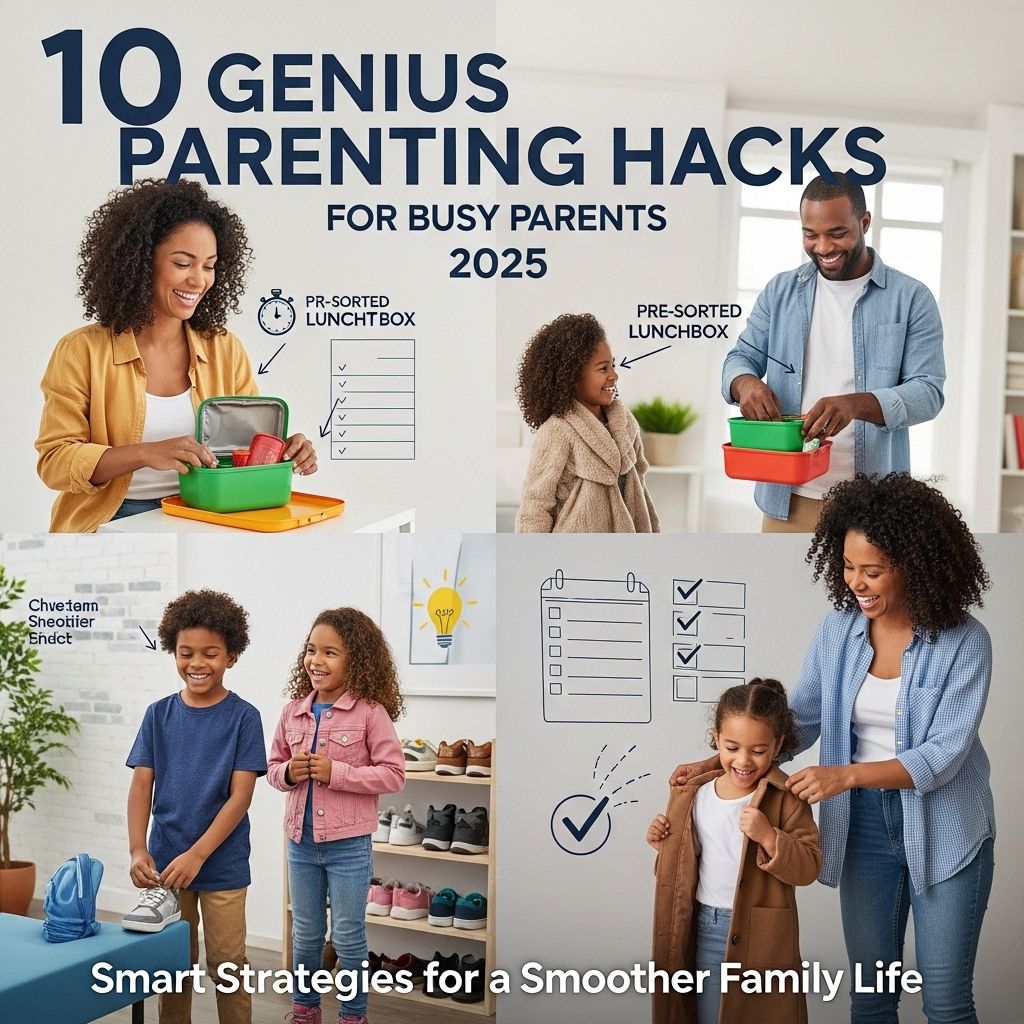 10 Genius Parenting Hacks for Busy Parents - Graphic Eagle