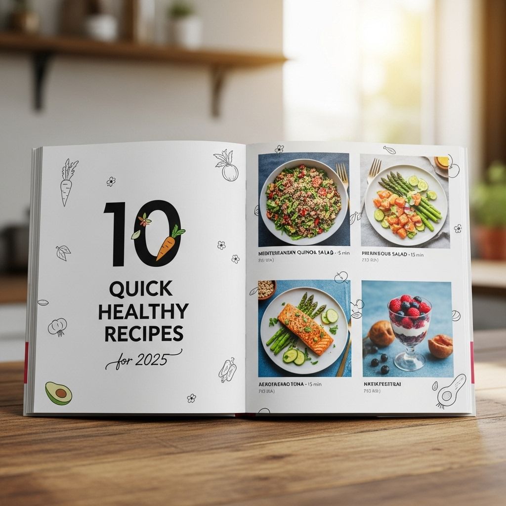 10 Quick Healthy Recipes for 2025 - Graphic Eagle