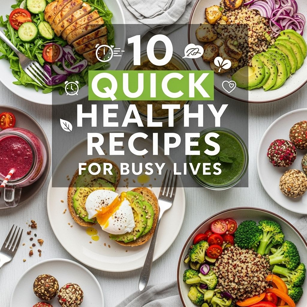10 Quick Healthy Recipes for Busy Lives - Graphic Eagle