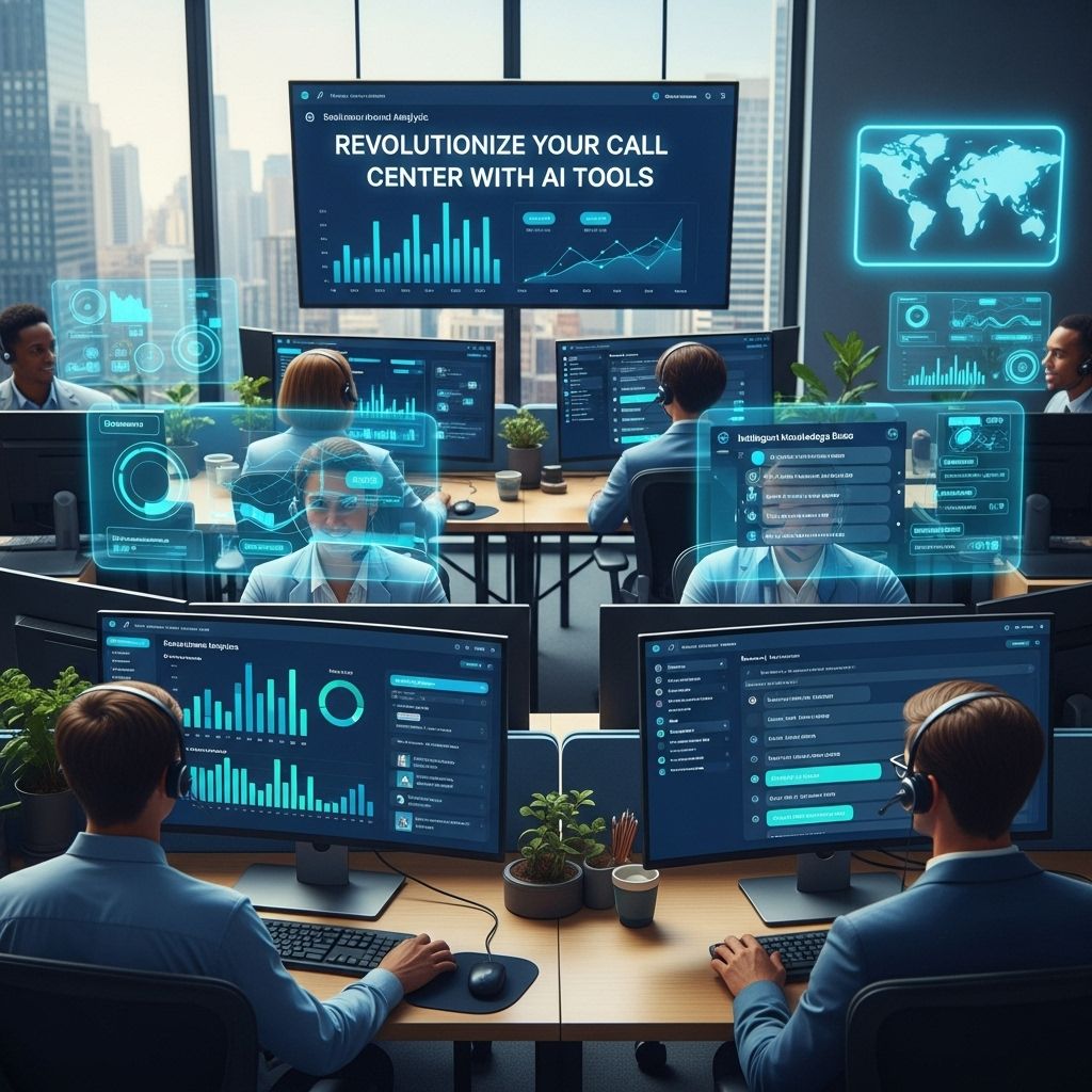 Revolutionize Your Call Center with AI Tools - Graphic Eagle