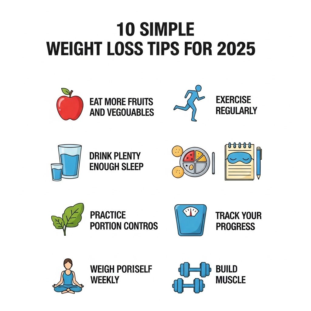 10 Simple Weight Loss Tips for 2025 - Graphic Eagle