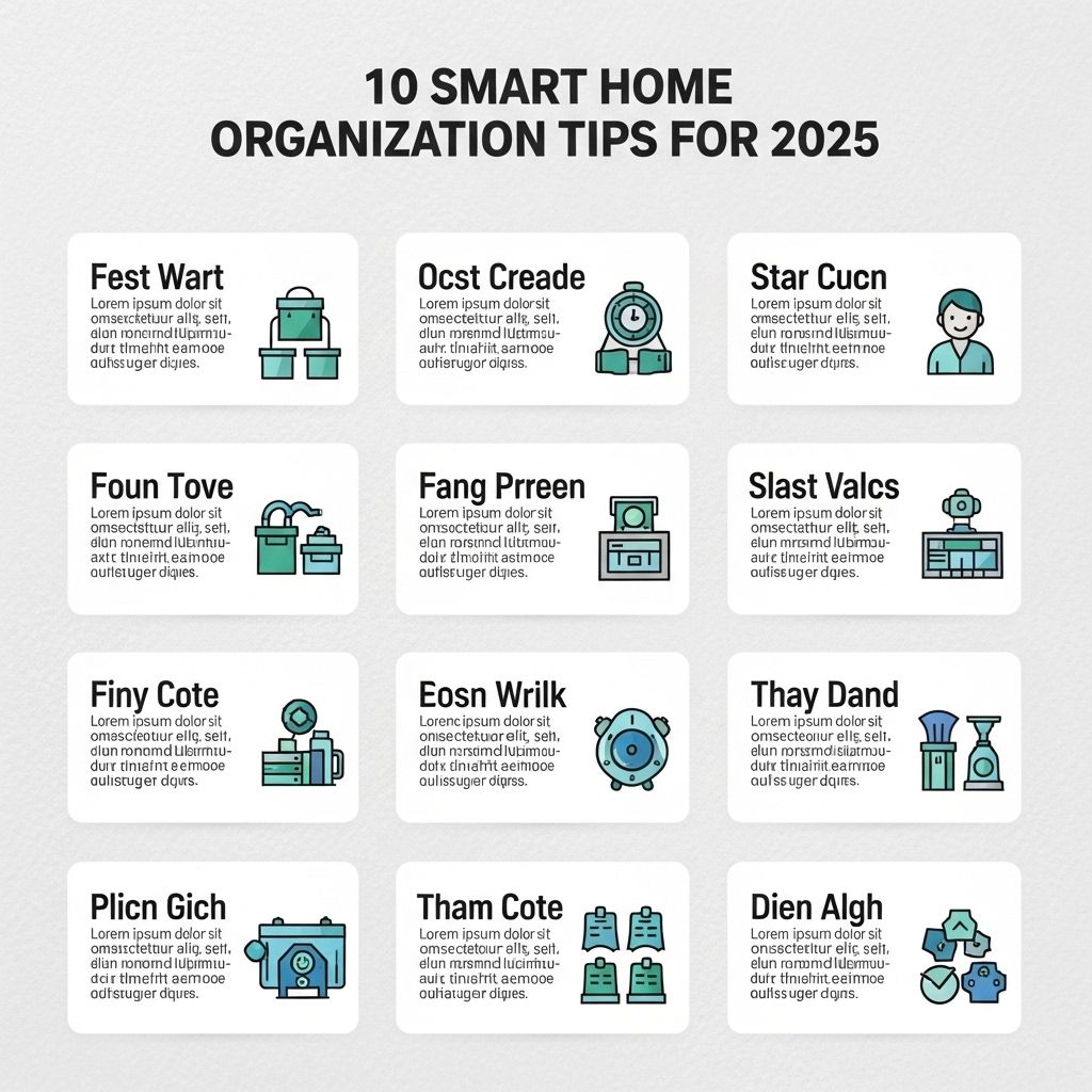 10 Smart Home Organization Tips for 2025 - Graphic Eagle