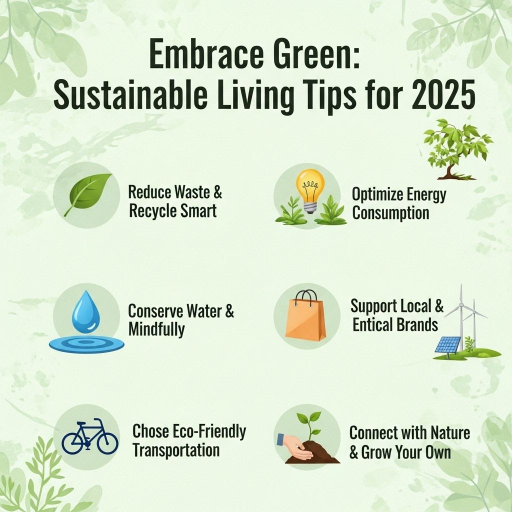 Embrace Green: Essential Sustainable Living Tips for 2025 - Graphic Eagle
