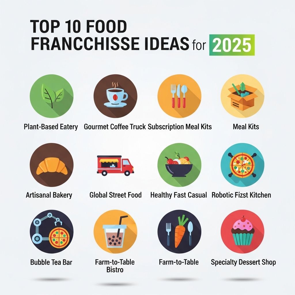 Top 10 Food Franchise Ideas for 2025 - Graphic Eagle