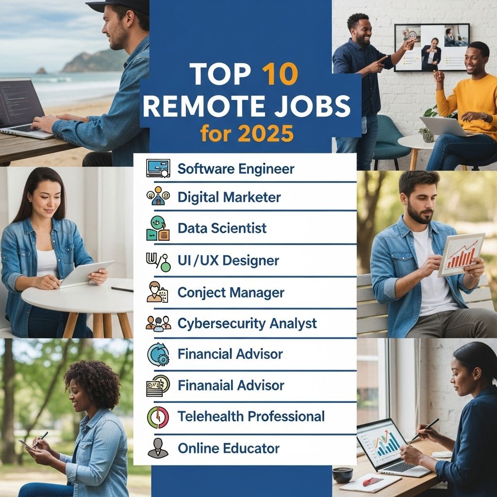 Top 10 Remote Jobs to Pursue in 2025 - Graphic Eagle