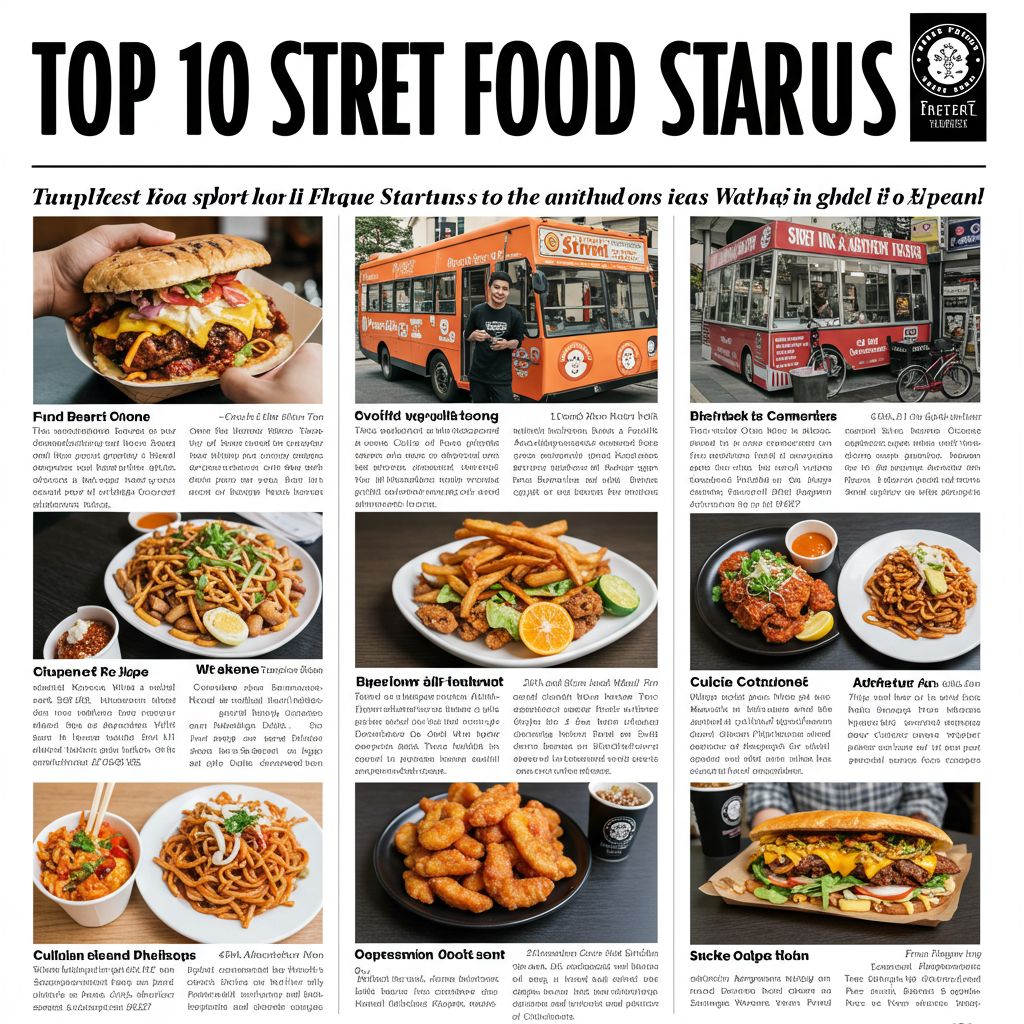 Top 10 Street Food Startups to Watch in 2025 - Graphic Eagle