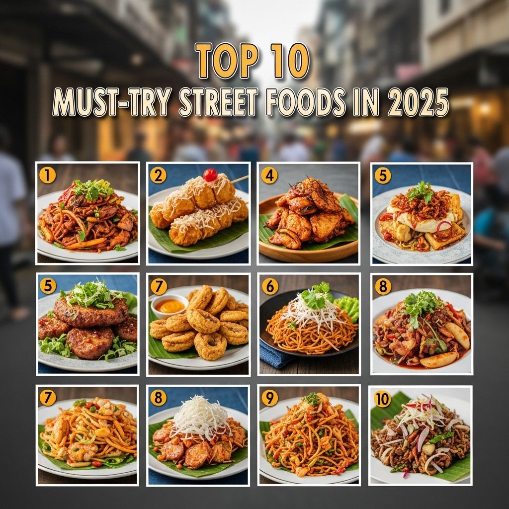 Top 10 Must-Try Street Foods in 2025 - Graphic Eagle