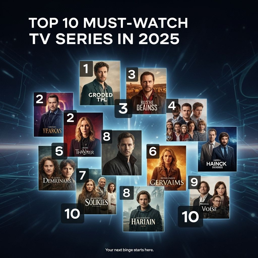 Top 10 Must-Watch TV Series of 2025 - Graphic Eagle