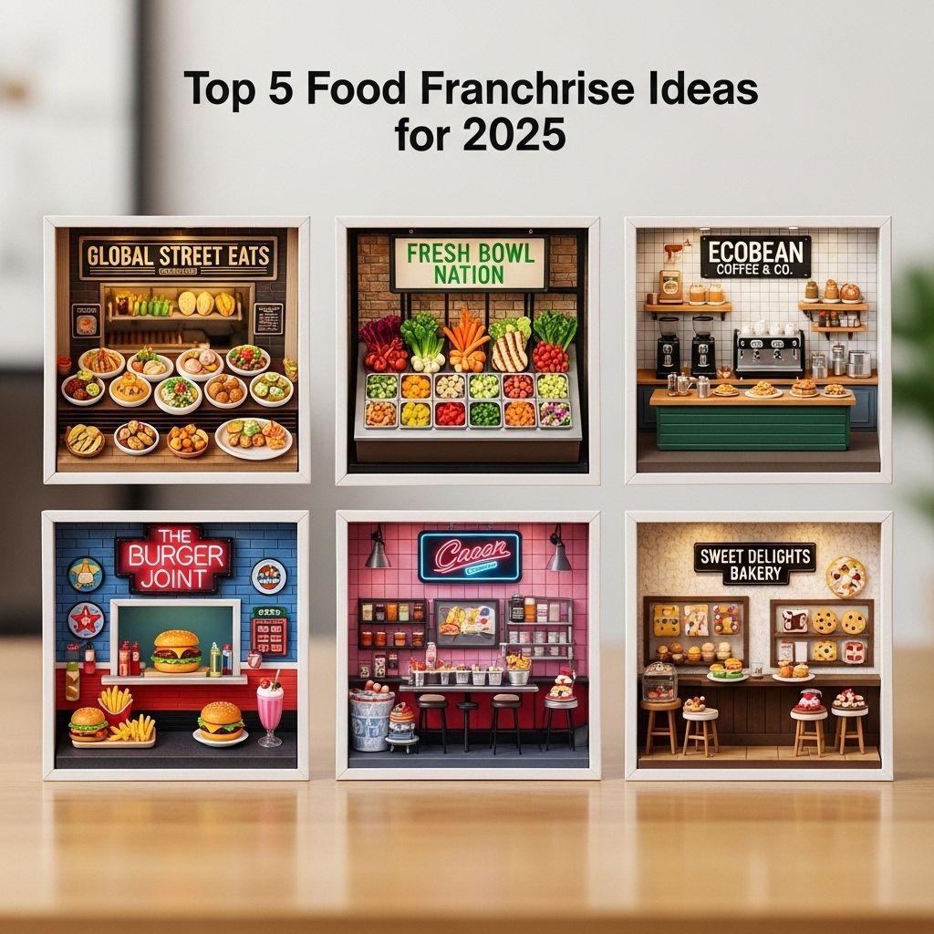 Top 5 Food Franchise Ideas for 2025 - Graphic Eagle