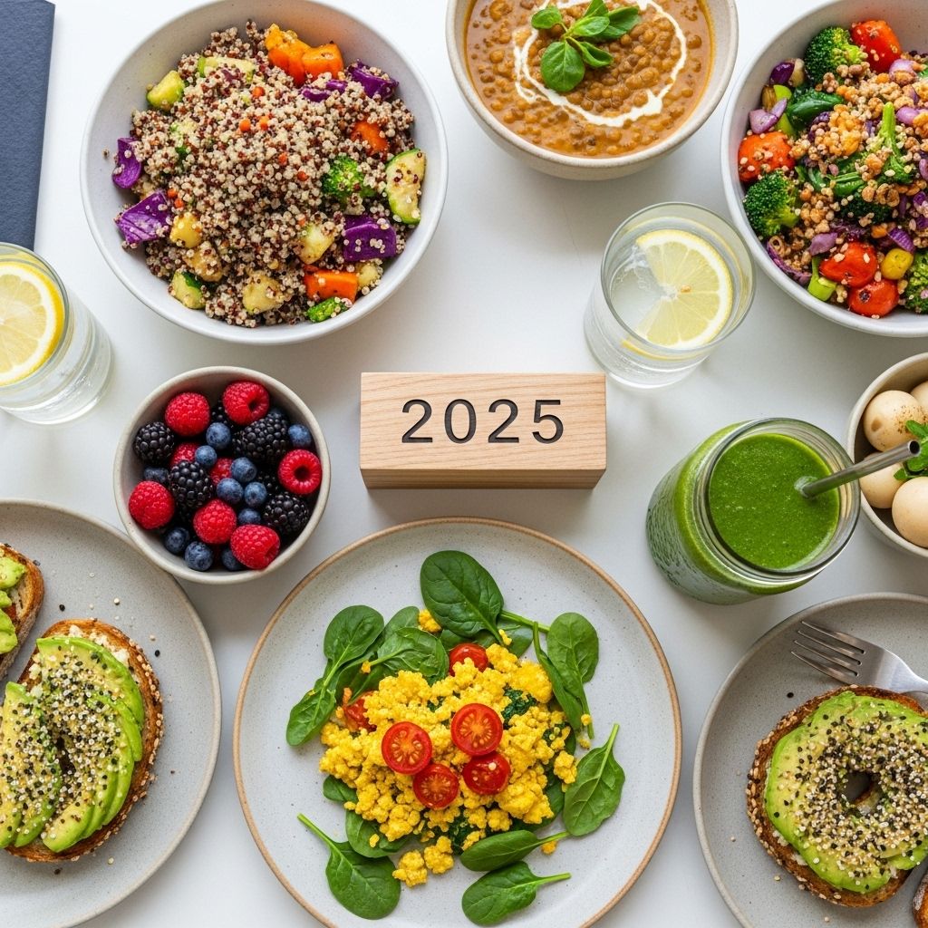 Delicious Vegan Meals for a Healthy 2025 - Graphic Eagle