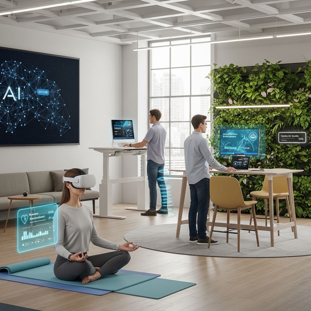 Elevate Workplace Wellness with AI Technology - Graphic Eagle