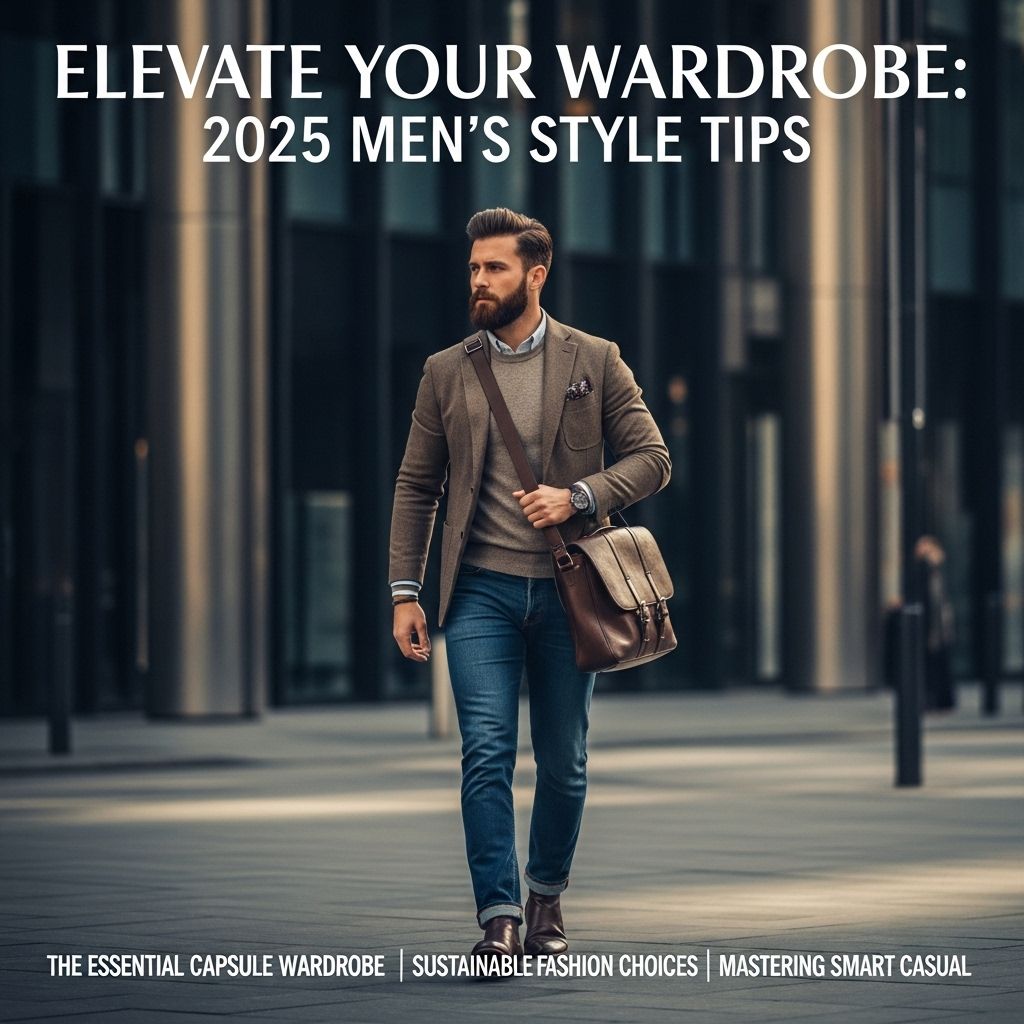 Elevate Your Wardrobe: 2025 Men's Style Tips - Graphic Eagle