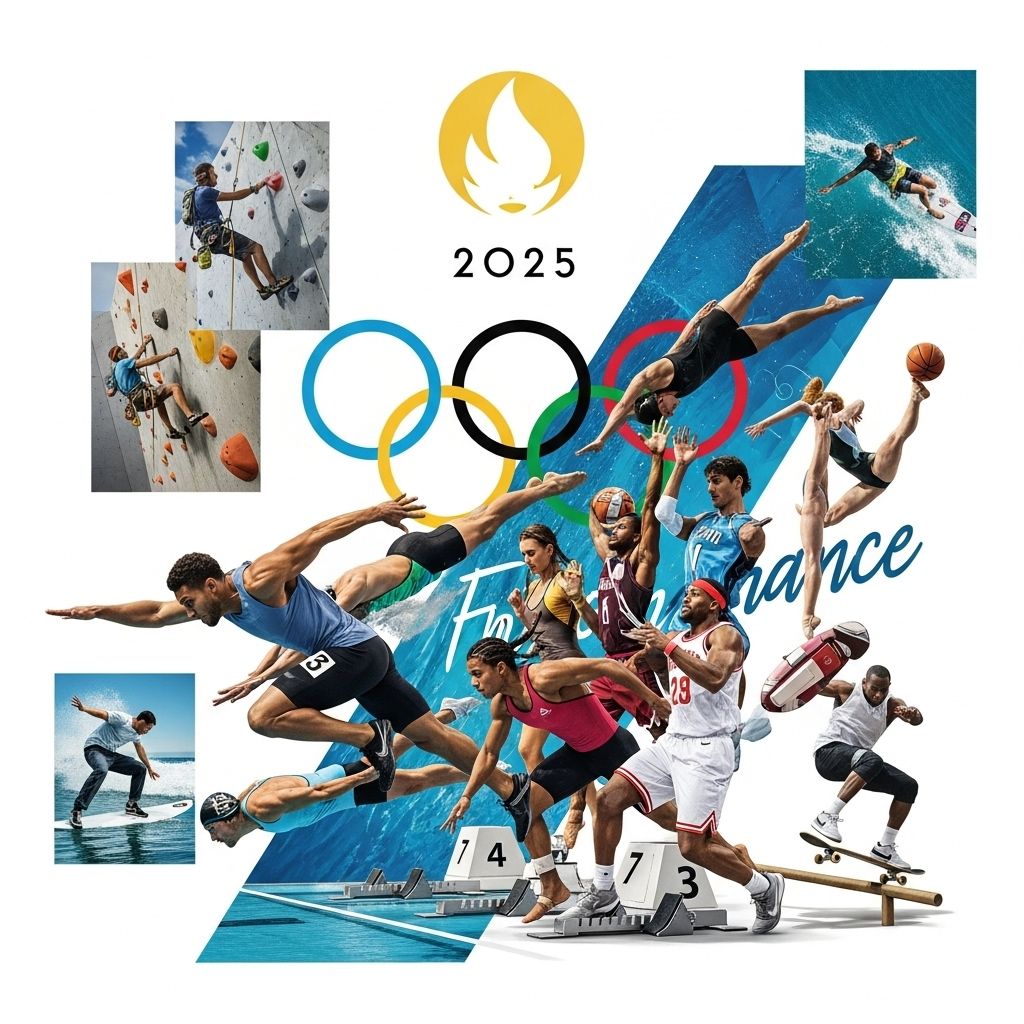 Exciting Events and Athletes of the 2025 Olympic Games - Graphic Eagle
