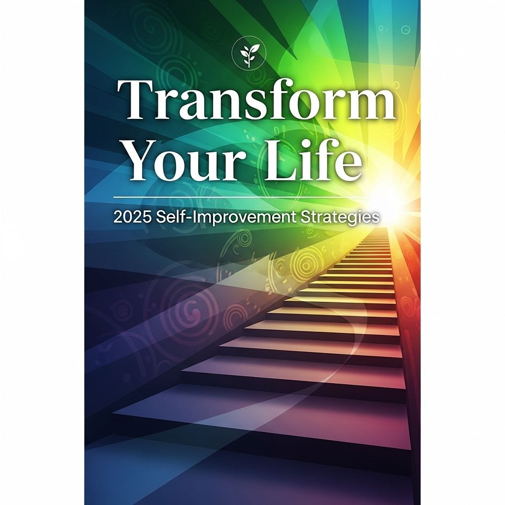 Transform Your Life 2025 Self Improvement Strategies Graphic Eagle