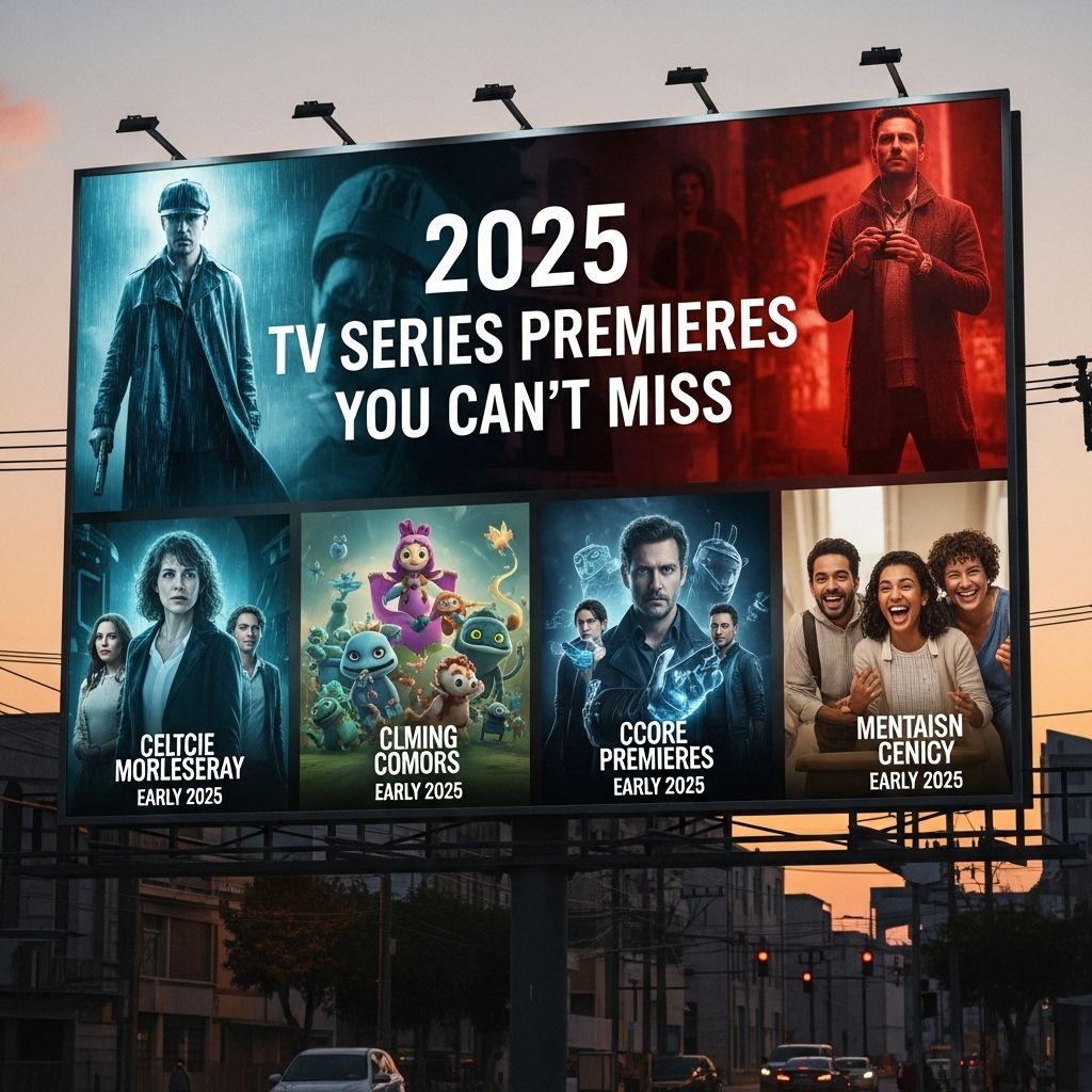 2025 TV Series Premieres You Can't Miss - Graphic Eagle