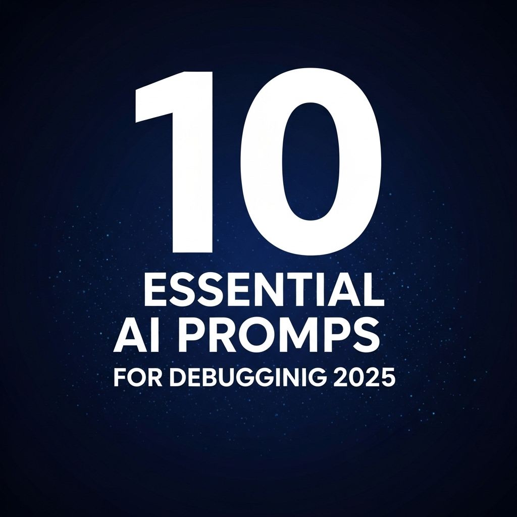 10 Essential AI Prompts for Debugging in 2025 - Graphic Eagle
