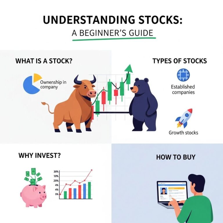 Understanding Stocks: A Beginner's Guide to Investing - Graphic Eagle