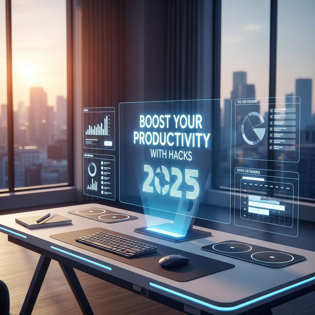 Boost Your Productivity with 2025 Hacks - Graphic Eagle