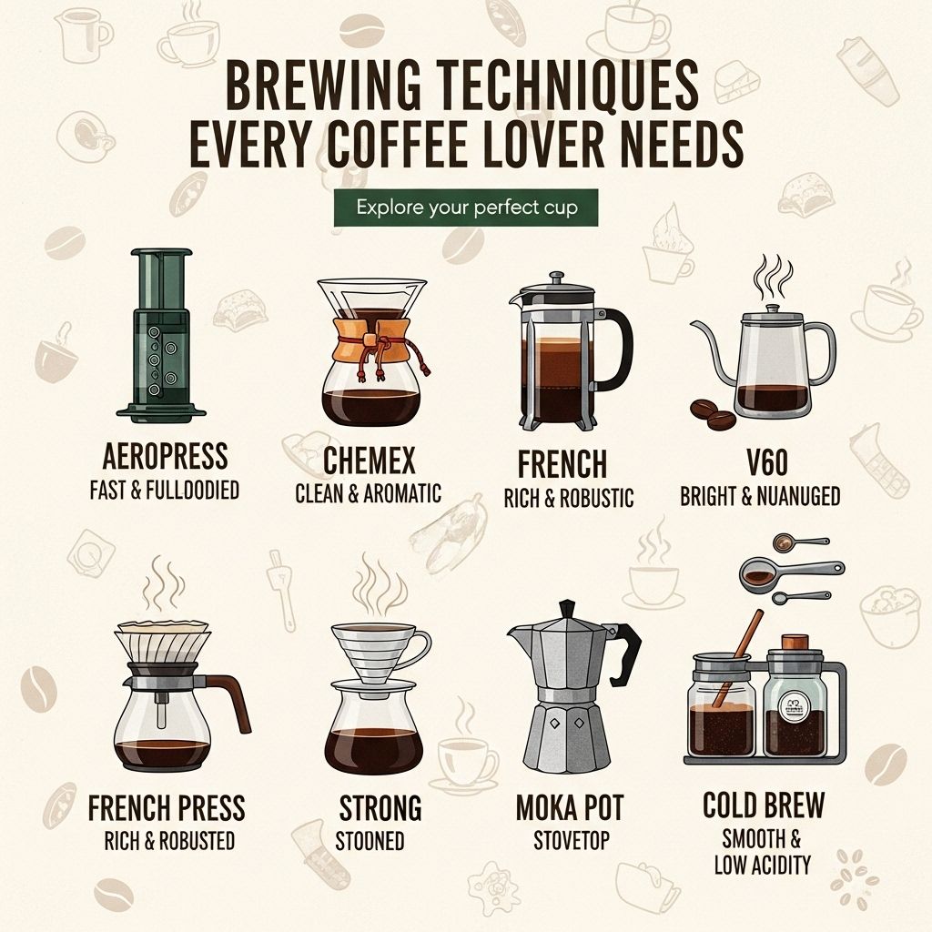 Essential Brewing Techniques for Every Coffee Lover - Graphic Eagle