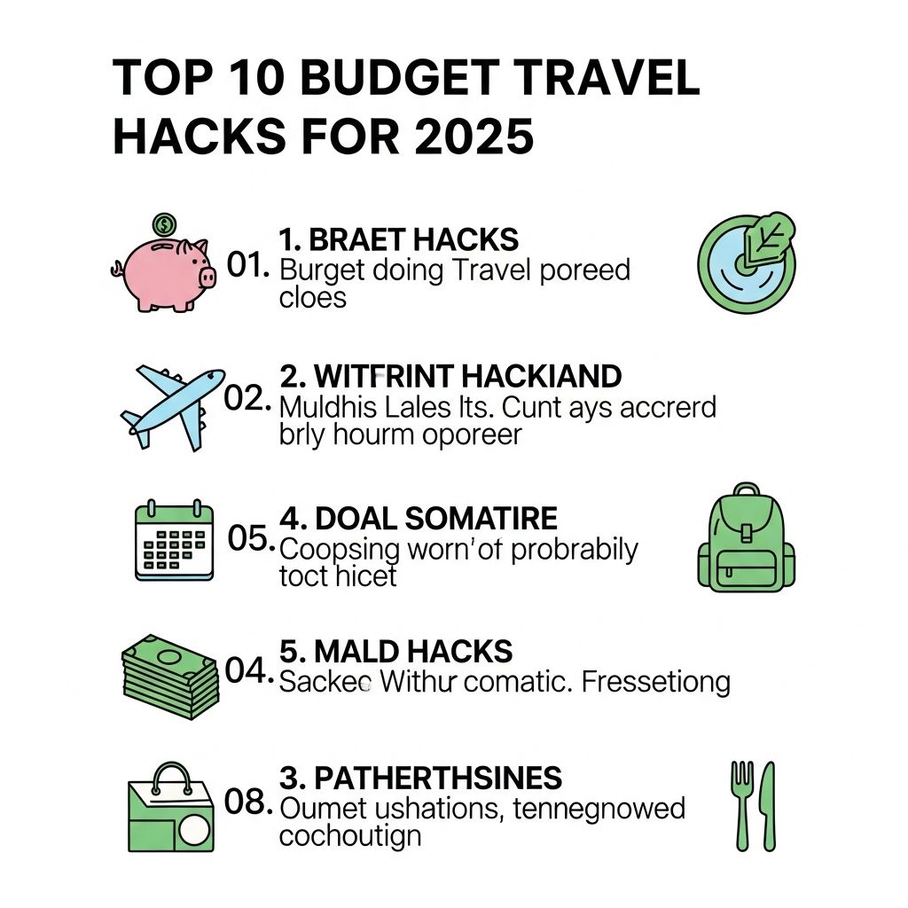 Top 10 Budget Travel Hacks for 2025 - Graphic Eagle