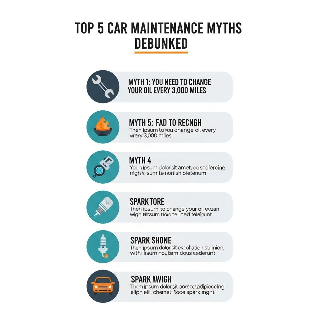 Top 5 Car Maintenance Myths Debunked - Graphic Eagle