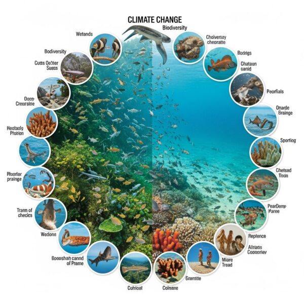 Impact of Climate Change on Biodiversity - Graphic Eagle