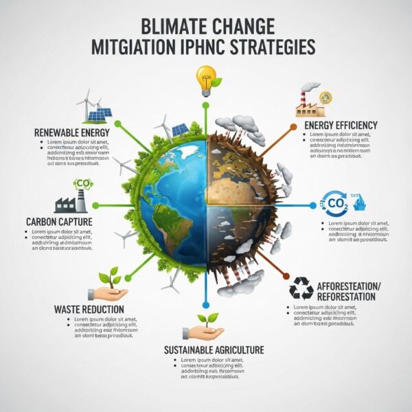 Effective Strategies for Climate Change Mitigation - Graphic Eagle