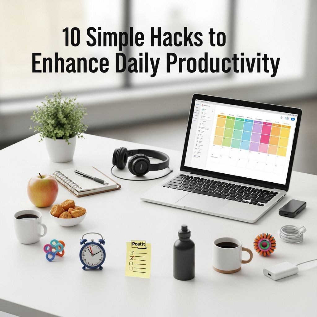 Boost Your Daily Productivity with These 10 Simple Hacks - Graphic Eagle