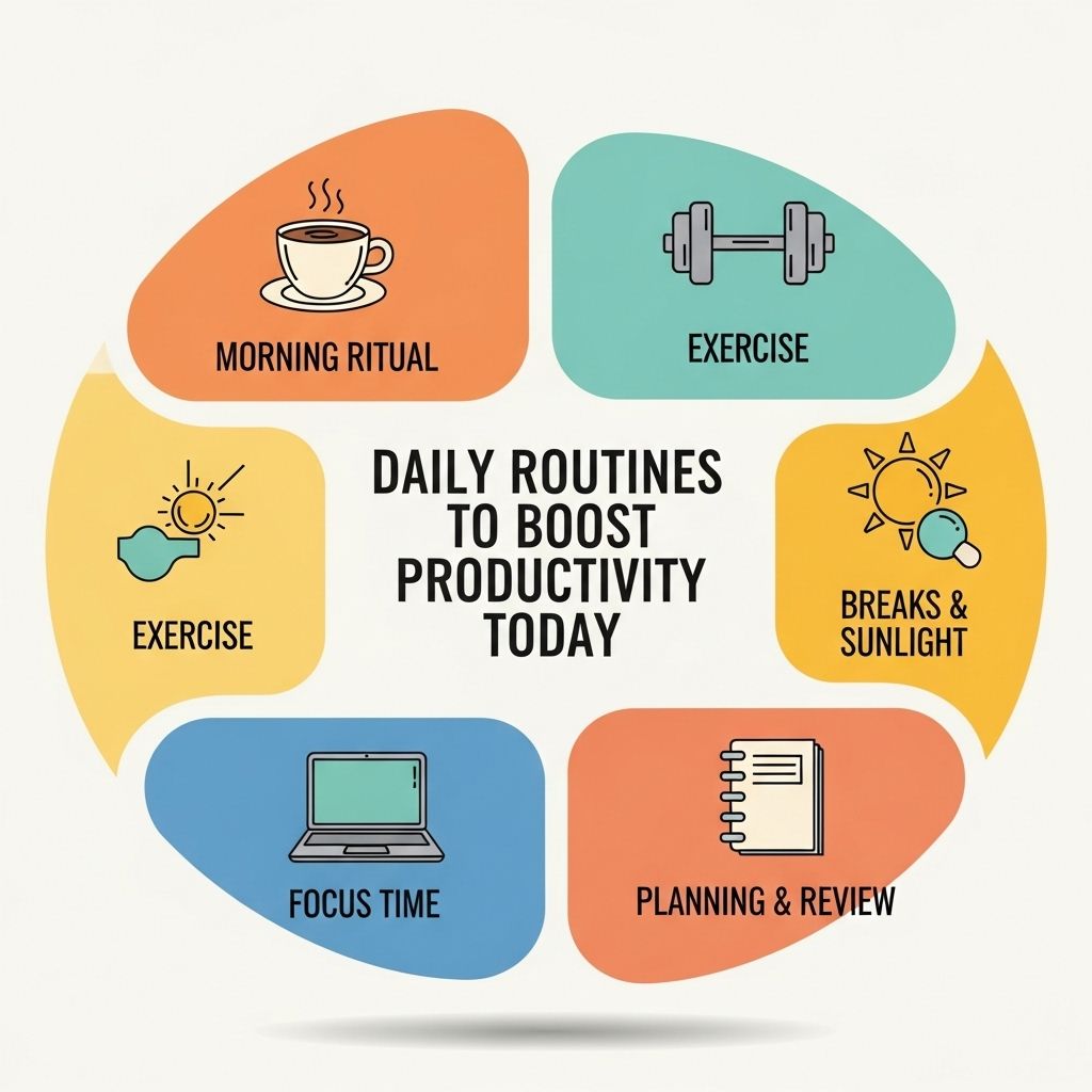 Daily Routines to Boost Your Productivity - Graphic Eagle