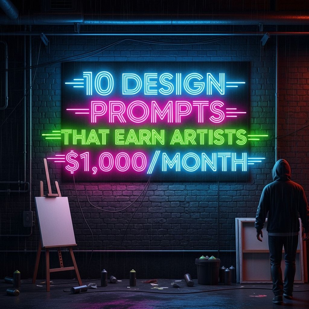 10 Design Prompts to Help Artists Earn $1,000 Monthly - Graphic Eagle