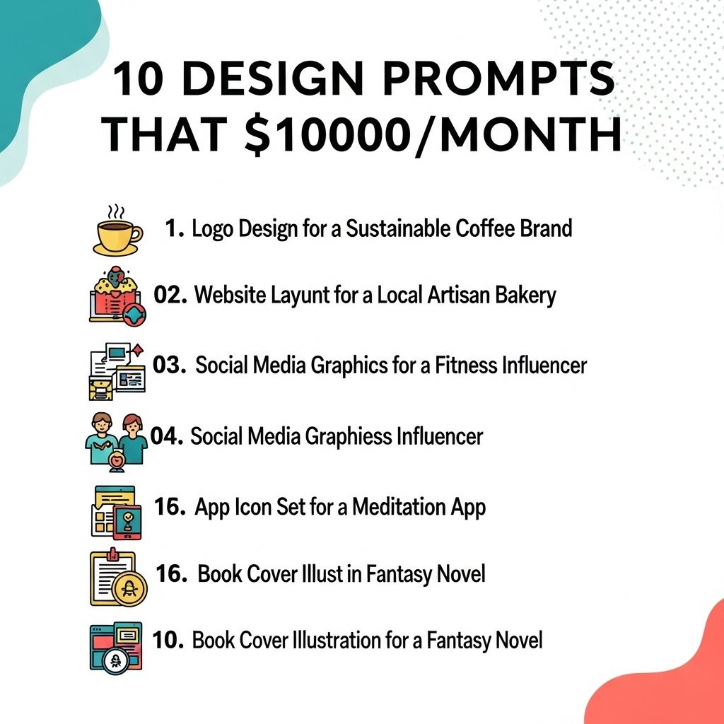 10 Design Prompts to Earn $1,000 Monthly - Graphic Eagle