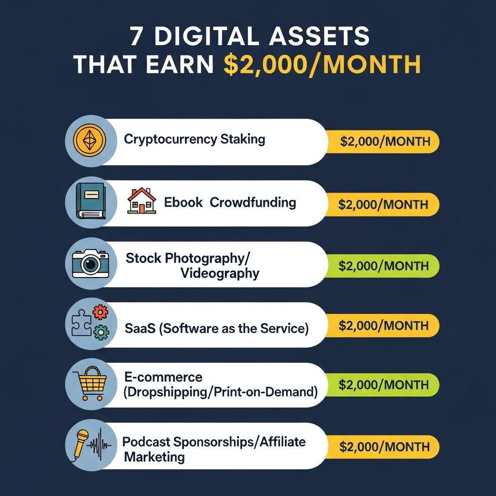 7 Digital Assets That Generate $2,000 per Month - Graphic Eagle