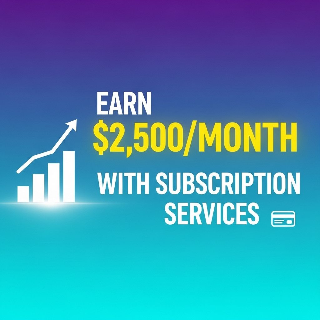 Earn $2,500 Monthly with Subscription Services - Graphic Eagle