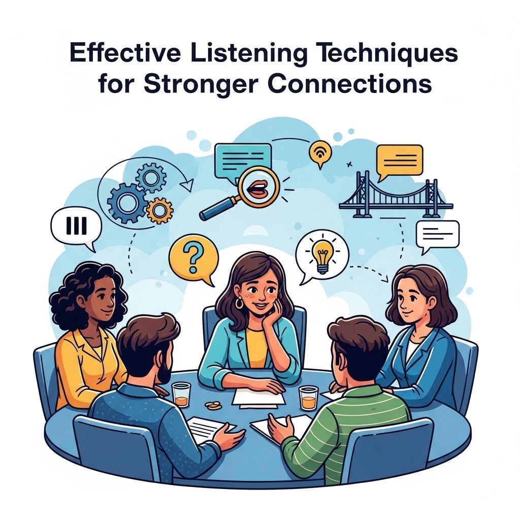 Effective Listening Techniques for Stronger Connections - Graphic Eagle